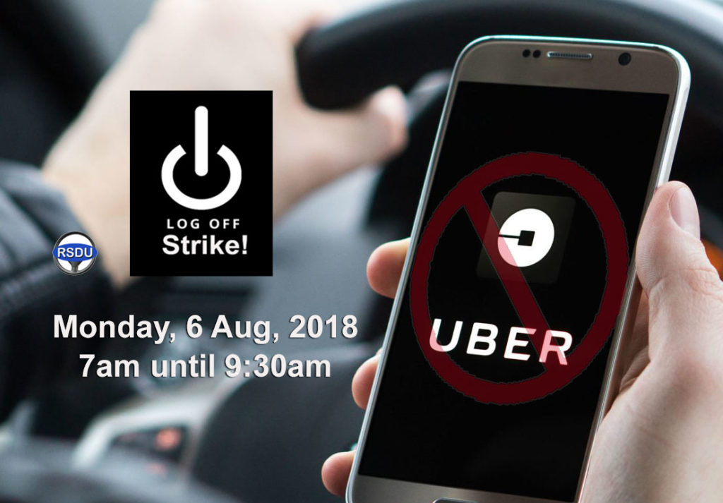 No Uber, Drivers Log-OFF strike! Monday 6/8/2018 – 7am to 9:30am. Boom ...
