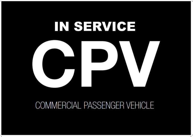 Commercial passenger vehicle identification requirements - VIC ...