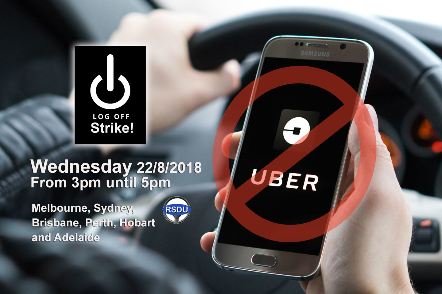 Uber Log-Off Wednesday – 22/8/2018 3:00pm until 5:00pm RSDU - RideShare ...