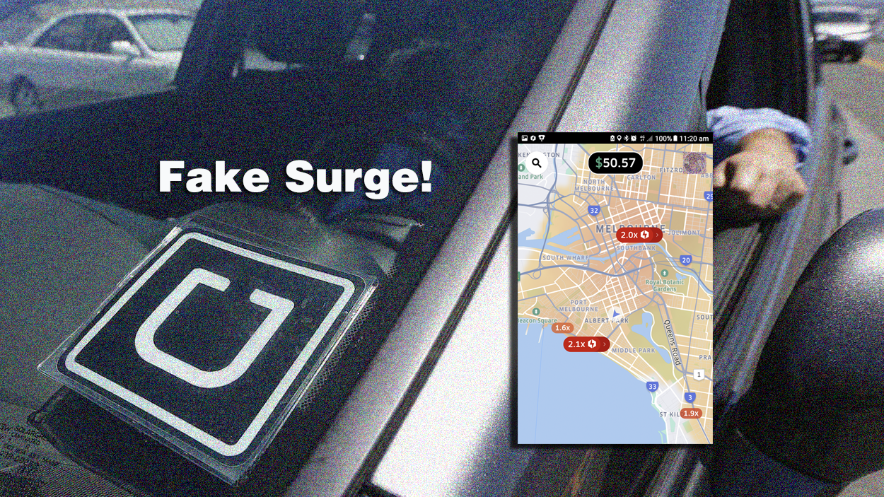 Uber is feeling the competition pinch, enticing drivers with fake surge ...